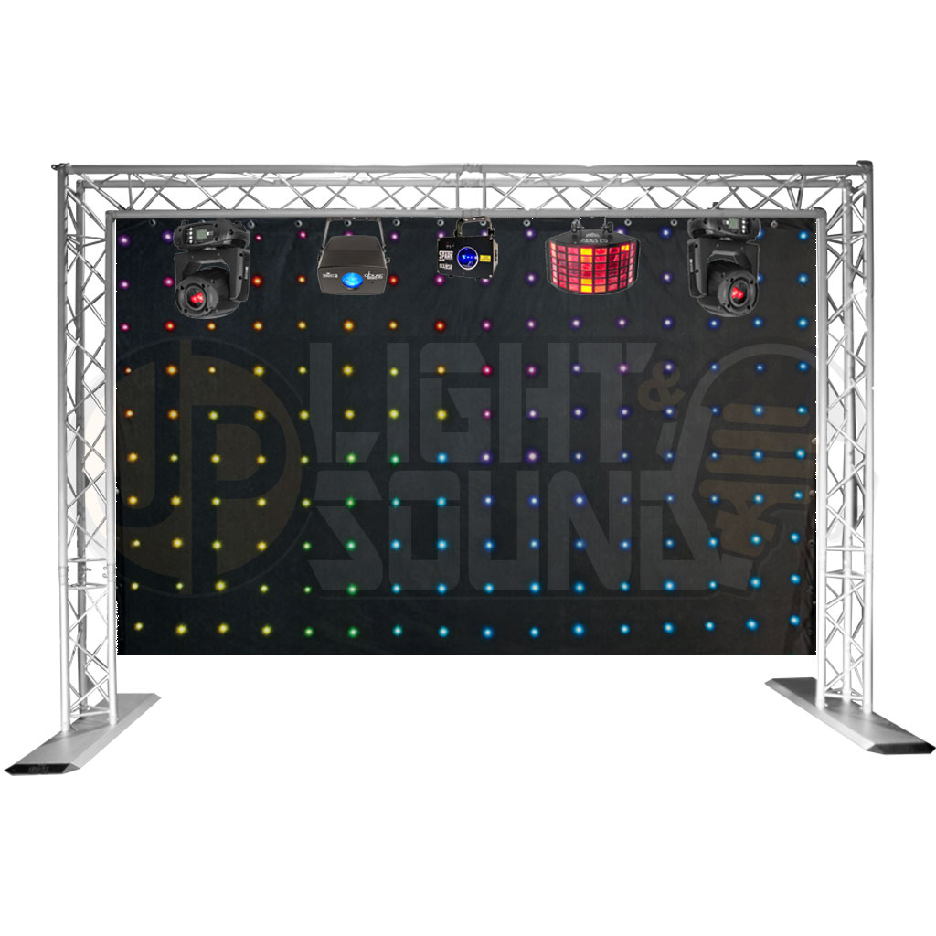 House-Party-Lighting-Package-with-LED-Curtain-JP - JP Light & Sound