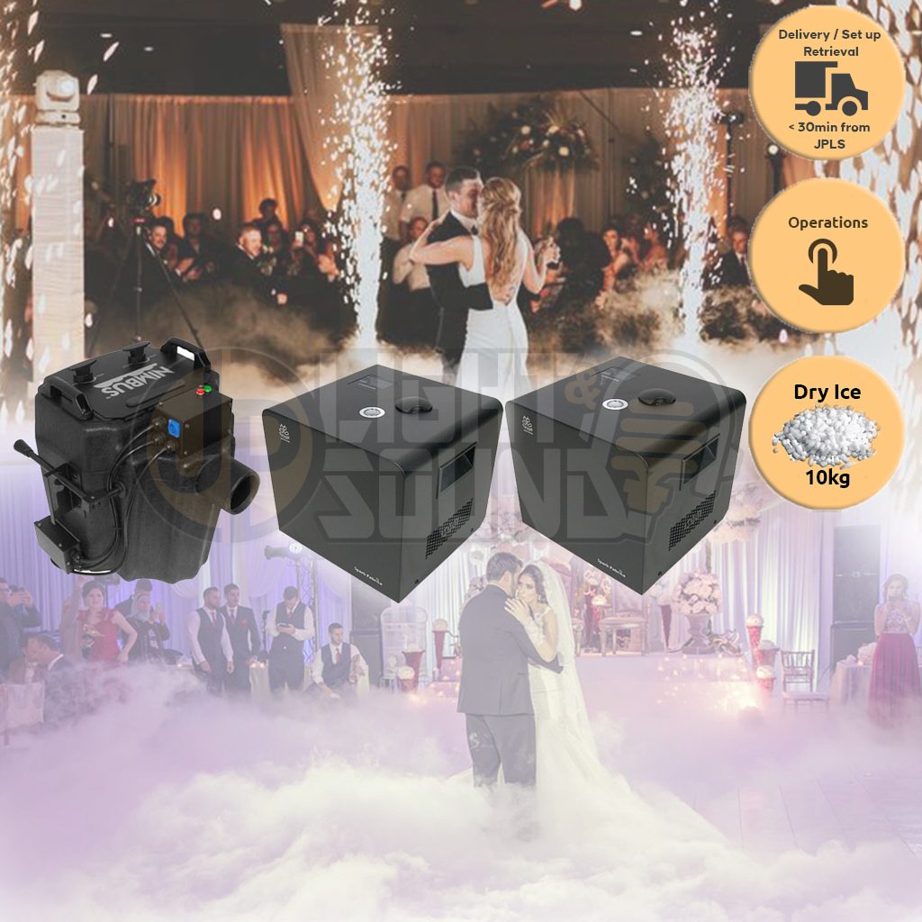 Pro Fx Pack 07: 2x Spark Machines & Dry Ice - Incl. Operator & Setup ...