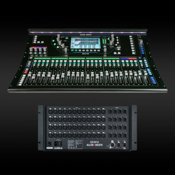 Allen & Heath SQ-6 Digital Mixer Hire | JP Light & Sound | Adelaide